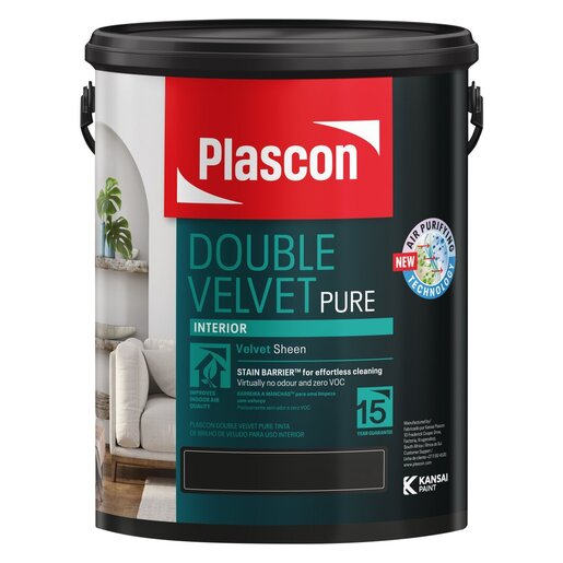 Plascon Double Velvet Pure Interior Pearl White Paint 5L | PnP