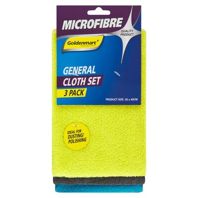 Goldenmarc Microfibre Cloth 3 Pack | Smart Price Specials | PnP Home