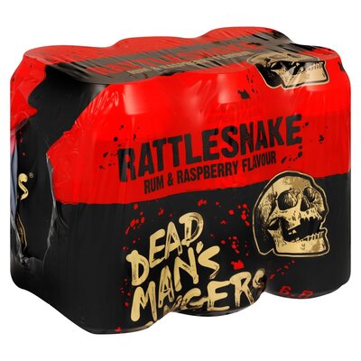 Dead Man's Fingers Rattlesnake Rum & Raspberry Flavour 6 x 440ml | PnP