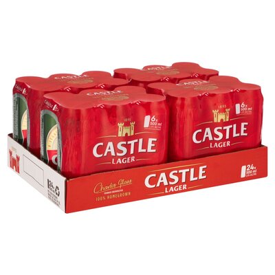 Castle Lager Local Beer 24 x 500ml | PnP