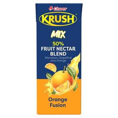 Krush UHT Orange Fusion Fruit Juice Blend 200ml | PnP