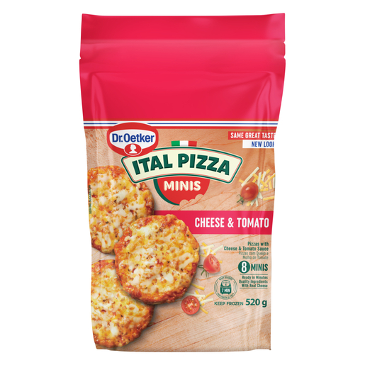 Dr Oetker Ital Pizza Classic Minis Cheese & Tomato Pizza 520g | PnP