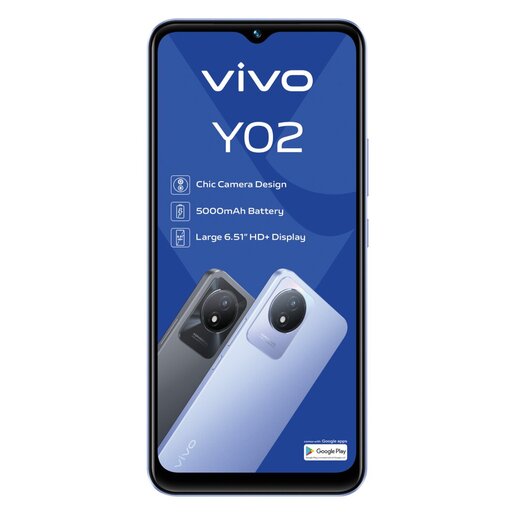 VIVO Y02 ORCHID BLUE 32GB DUAL SIM | PnP