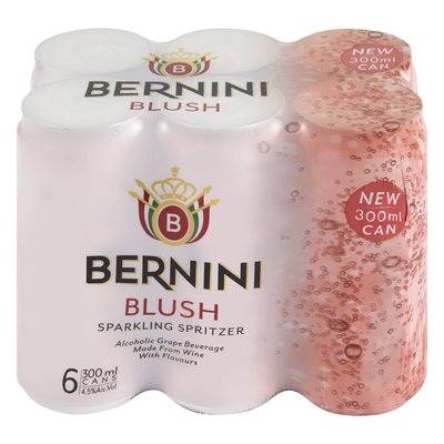 Bernini Blush Can 6 x 300ml | PnP