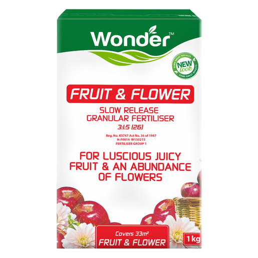 Wonder Fruit & Flower Slow Release Granular Fertiliser 1kg | Smart ...