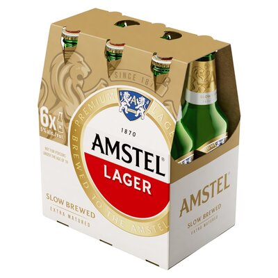 Amstel Lager Cans 330ml x 6 | PnP
