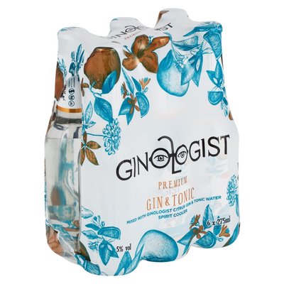 Ginologist Gin & Tonic Spirit Cooler 6 x 275ml | PnP