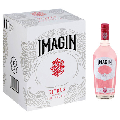 Imagin Citrus Gin 750ml x 6 | PnP