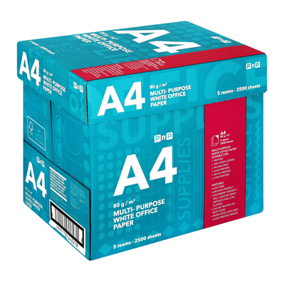 PnP A4 Multi Purpose White Office Paper 500 Sheets x 5 Pack | PnP