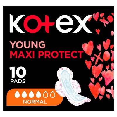 Kotex Young Maxi Thick Pads - Normal 10 Pack | Smart Price Specials ...