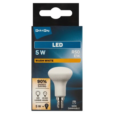 PnP 5w Ses Led R50 Refl Warm White | PnP