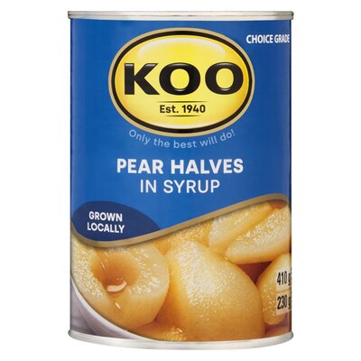 Koo Choice Grade Pear Halves 410g | PnP