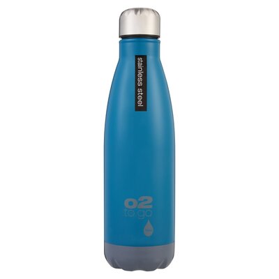 O2 Assorted Bottle Splatter Stainless Steel 750ml | PnP