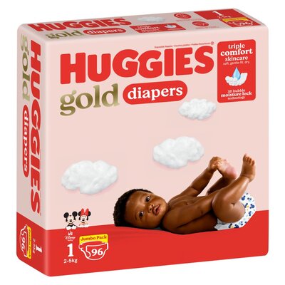 Cuddlers Gold Size 4+ Large Jumbo Pack Disposable Nappies 56 Pack | PnP