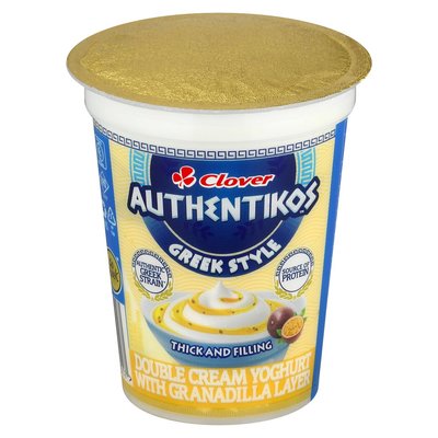 Clover Authentikos Granadilla Greek Yoghurt 125g | PnP