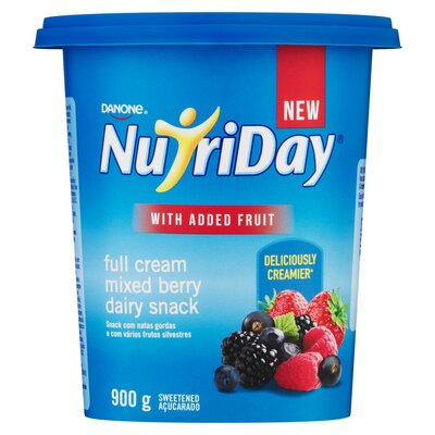 Danone Nutriday Full Cream Smooth Vanilla & Granadilla Yoghurt 6 Pack | PnP