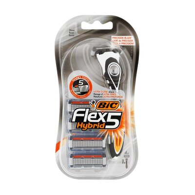Bic Flex 5 Hybrid Razor + 4 Cartridges | PnP