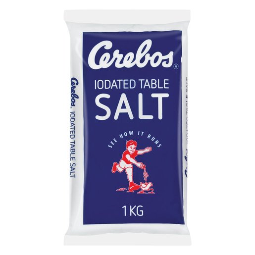 Cerebos Salt Iodated Table Poly 1kg | PnP