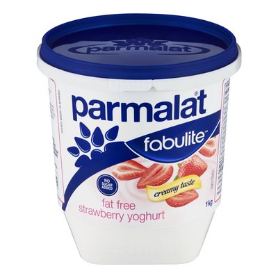 Fabulite Fat Free Strawberry Fruit Yoghurt 1kg | PnP