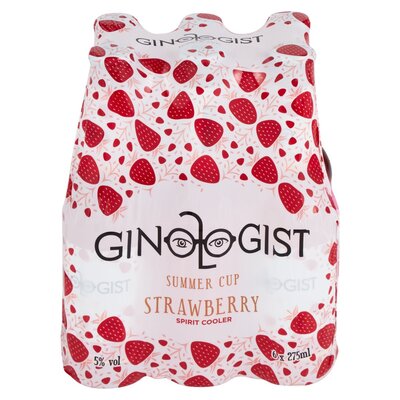 Ginologist Summer Cup Strawberry Spirit Cooler 6 x 275ml | PnP