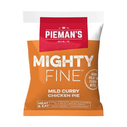 Pieman's Mighty Fine Frozen Mild Curry Chicken Pie | PnP