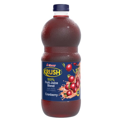 Clover Krush Fruit Juice 100% Cranberry 1.5L | PnP