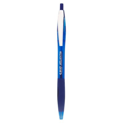 Bic Atlantis Retractable Medium Point Blue Ballpoint Pen | Smart Price ...