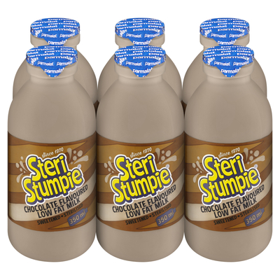 Steri Stumpie Chocolate Flavoured Low Fat Milk 6 x 350ml | PnP