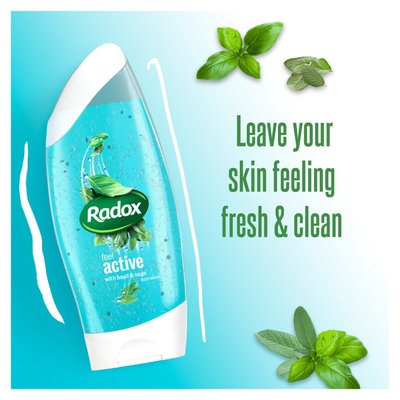 Radox Feel Active Basil & Sage Body Wash 250ml | PnP