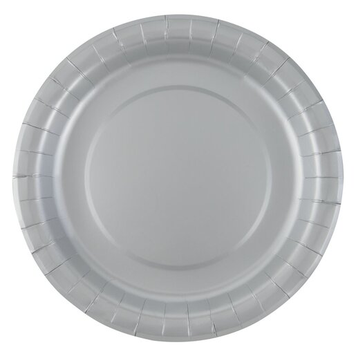 Unique Round Silver Plates 9 Inch 8 Pack | Smart Price Specials | PnP Home