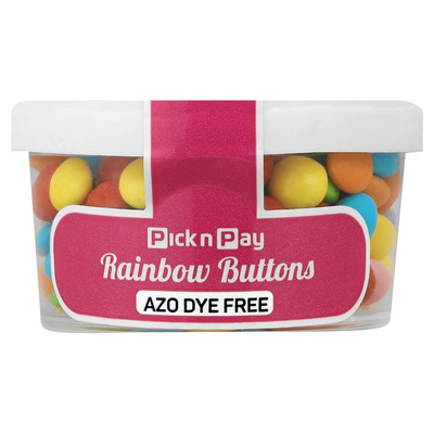 PnP Sprinkles Rainbow Button 50g | PnP