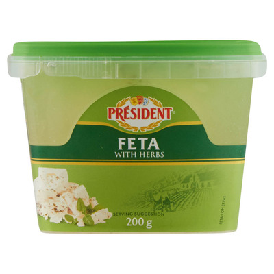 President Herb Feta 200g x 12 | PnP