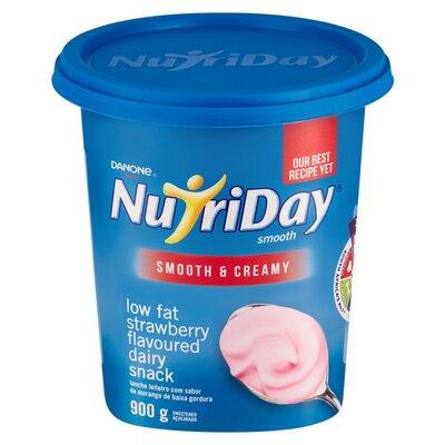 Danone Nutriday Low Fat Smooth Strawbery Yoghurt 900g | PnP