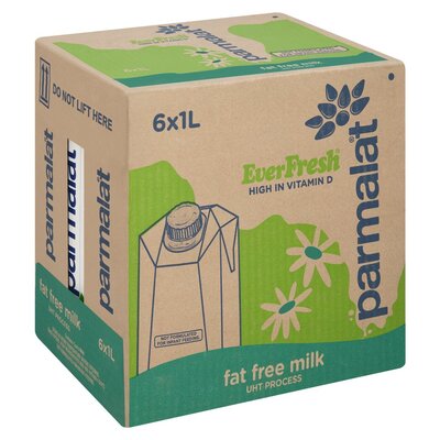 Everfresh Milk Fat Free Long Life 6 x 1L | PnP