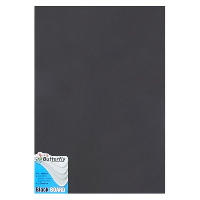 Butterfly A4 Project Board Black 10 Pack | PnP