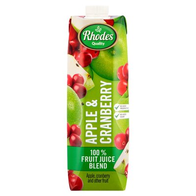 Rhodes Fruit Juice 100% Apple & Cranberry 1l | PnP