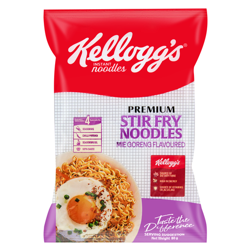 Kellogg's Mie Goreng Flavoured Premium Stir Fry Noodles 80g | PnP
