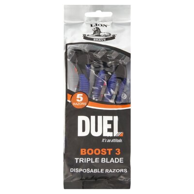 Duel Swivel Twin Blade Disposable Razor 5 Pack | PnP