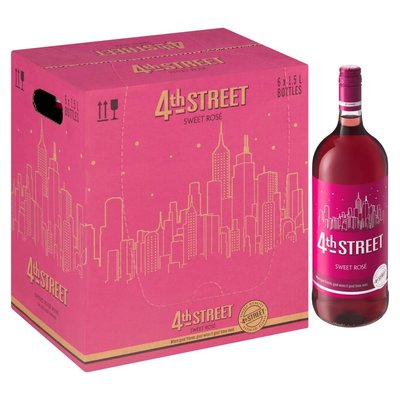 4Th Street Natural Sweet Rose Wine 1.5l x 6 | PnP