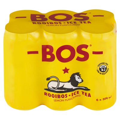 BOS Lemon Rooibos Ice Tea 300ml x 6 | PnP