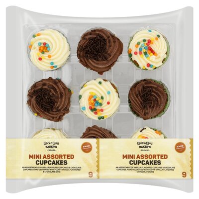 PnP Mini Assorted Cupcakes 9 Pack | PnP