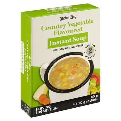 PnP Country Vegetable Soup In a Mug 4 Pack | PnP