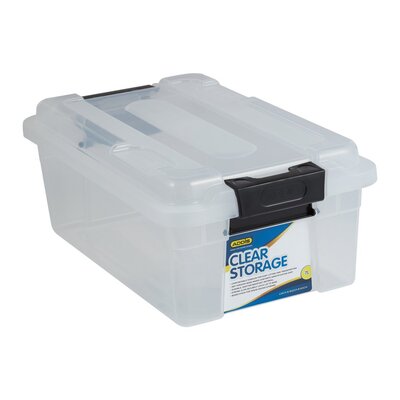Addis Clear Storage Box With Black Clip 7L | PnP