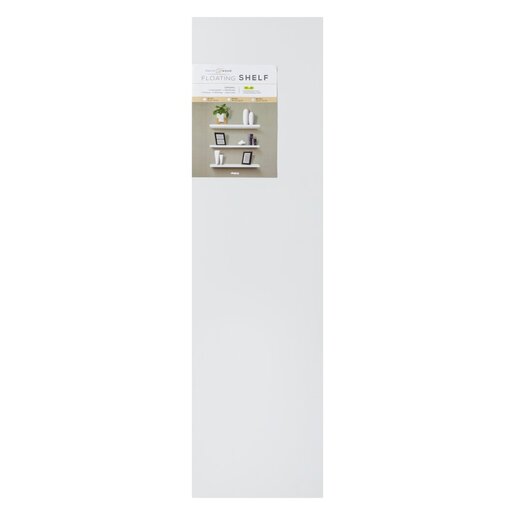 Decorwood White Floating Shelf 900mm x 250mm x 38mm | PnP