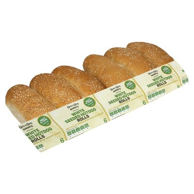 PnP White Seeded Hot Dog Rolls 6 Pack | PnP