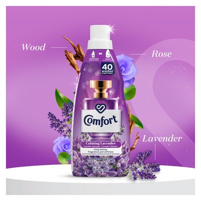 Comfort Calming Lavender Concentrated Fabric Conditioner 800ml | PnP