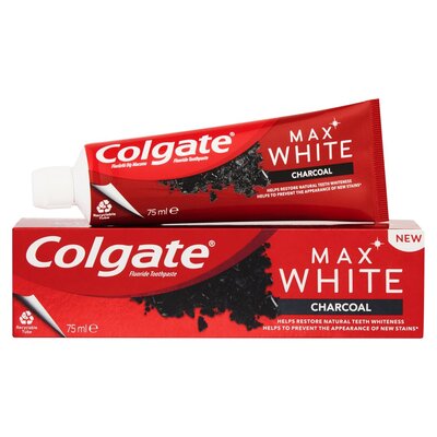 Colgate Max White Charcoal Toothpaste 75ml | PnP