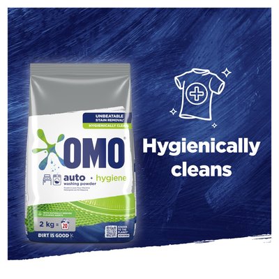 Omo Hygiene Stain Removal Auto Washing Powder Detergent 2kg | Smart ...