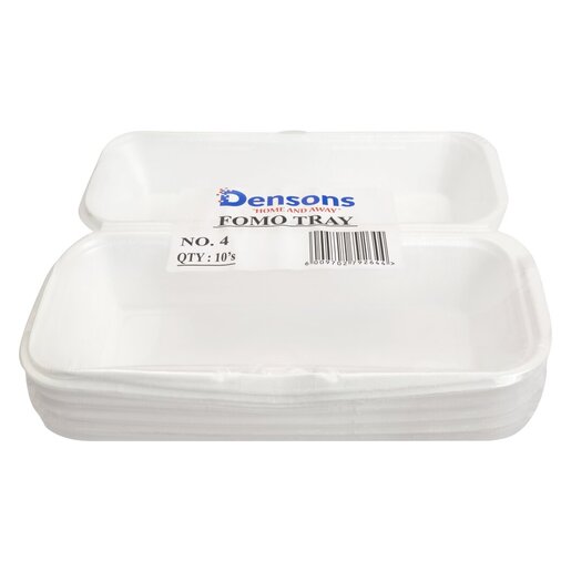 Densons Foam Trays No 4 10 Pack | PnP