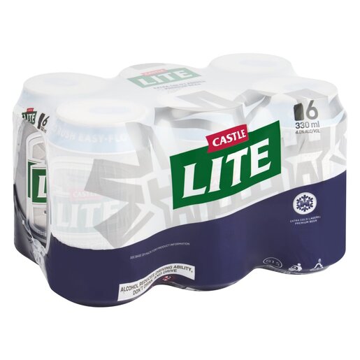 Castle Lite Can 6 x 330ml | PnP